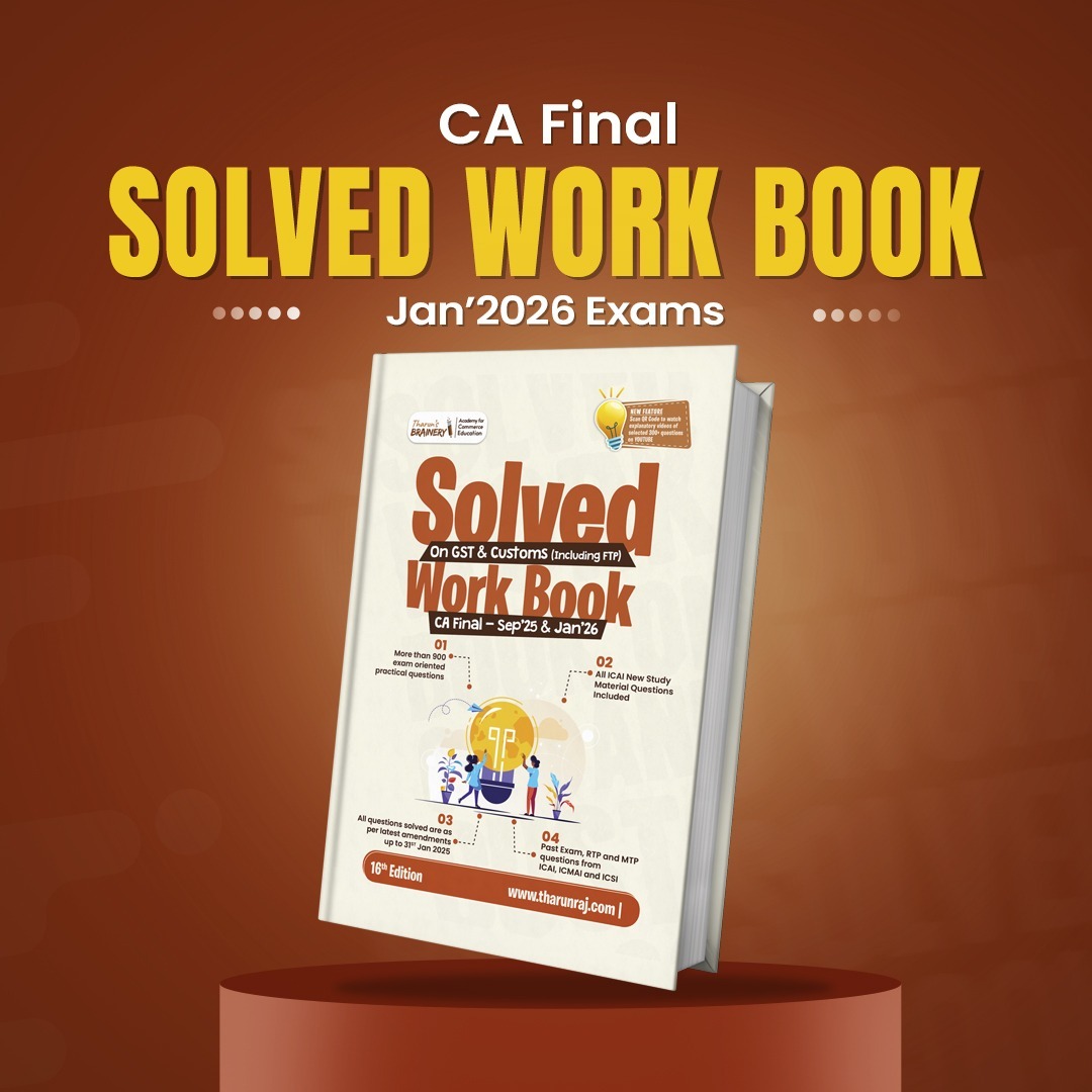 Solved Work Book - CMA Final